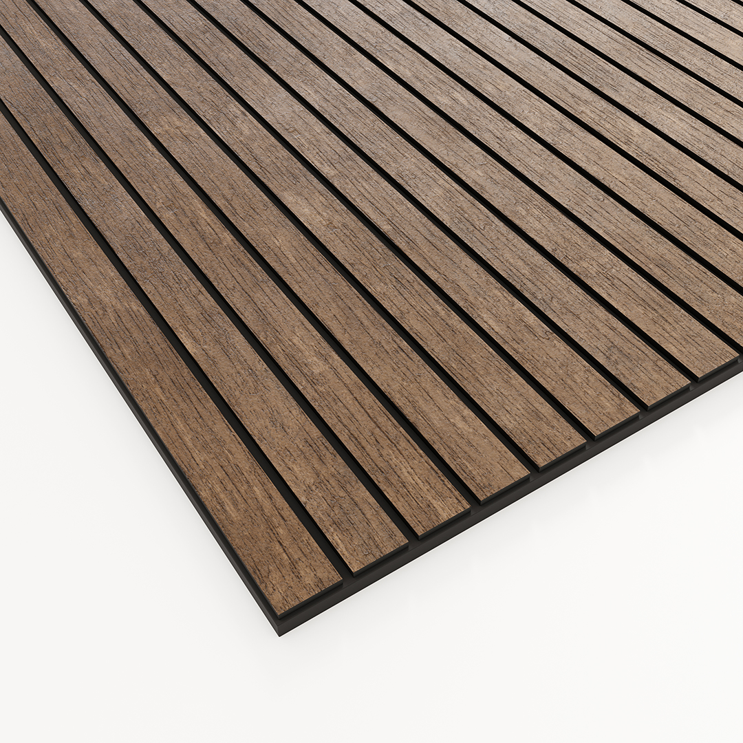 PR-MB - Wandpaneel Eiken Prezzo Mid Brown model 1 - Eiken fineer - Vierkant model A - online kopen